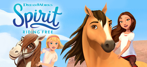 Portada Spirit Cabalgando Libre - BANDAI México Portada Spirit Cabalgando Libre - BANDAI México